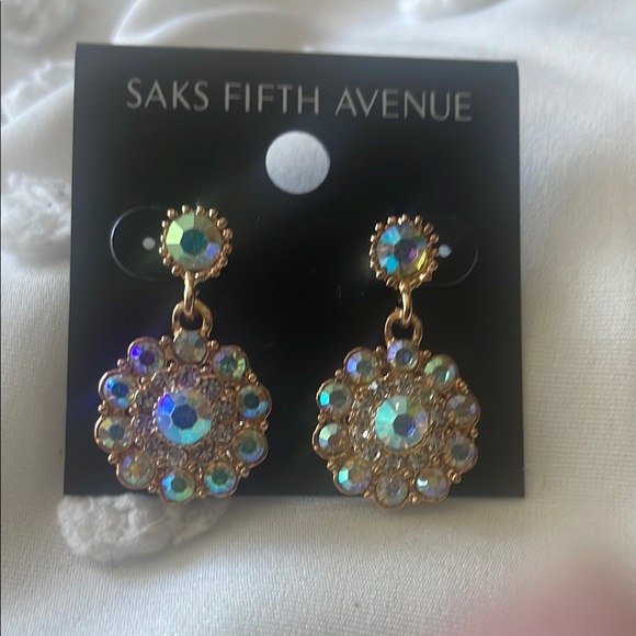Saks Fifth Avenue | Jewelry | Saks Fifth Avenue Gold And Iridescent ...